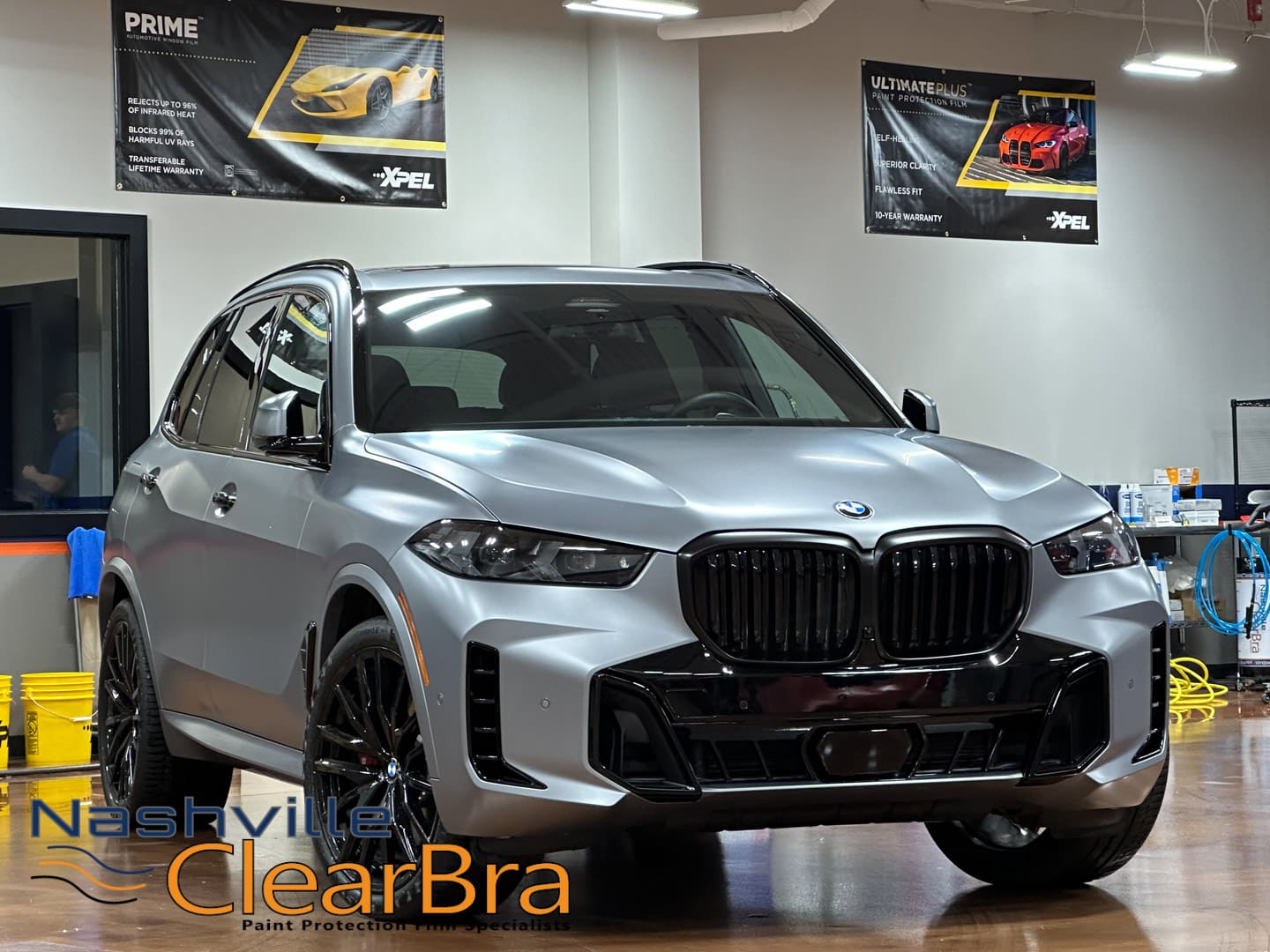 BMW X5 PPF Clear Bra Satin Matte XPEL STEALTH - Nashville ClearBra