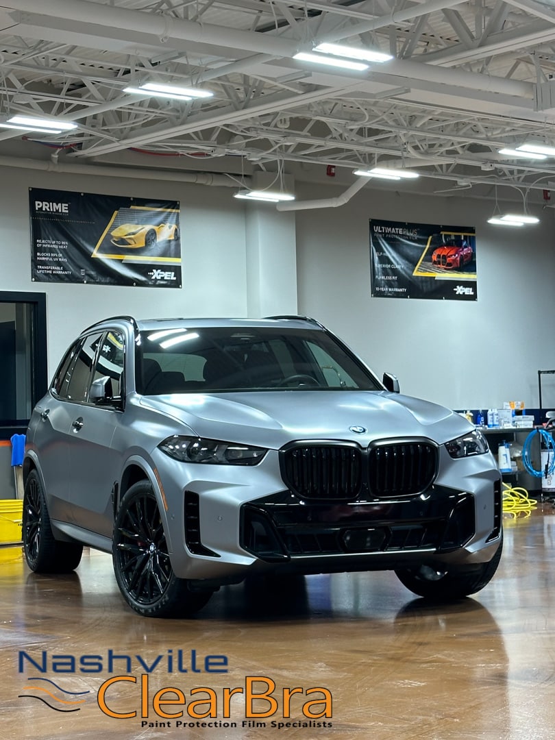 BMW X5 PPF Clear Bra Satin Matte XPEL STEALTH - Nashville ClearBra